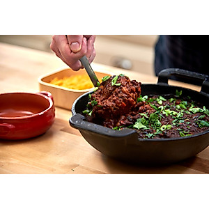 Cuisinart CCW-800, Pre-seasoned Cast Iron Grilling Wok, 10"
