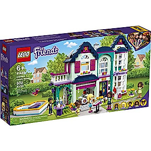 LEGO Friends Andrea's Family House 41449 Building Kit; Mini-Doll Playset is Great Gift for Creative 6-Year-Old Kids, New 2021 (802 Pieces)