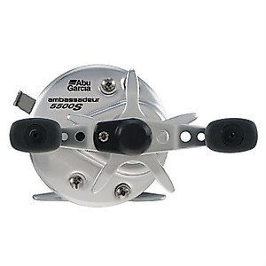 Abu Garcia Ambassadeur S Round Baitcast Reel, 5500, 10.5 oz. AMBS-5500