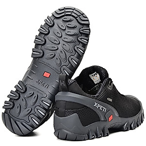 XPETI Men’s Terra Low Hiking Shoes (Black)