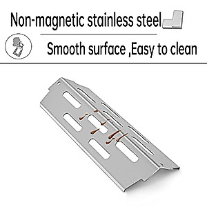 Kalomo Grill Flavorizer Bars Parts for 66795 Weber Genesis II E-310, E-335, S-335, Genesis II LX S-340,Grill Heat Deflectors 66032 66040 BBQ Grill Replacement Parts Accessories Stainless Steel 17 Inch