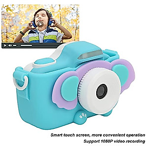 BTIHCEUOT WiFi Cartoon Camera Toy, 3 Inch Kids Digital Camera 48MP Dual Camera IPS Touch Screen High Definition ABS Anti Fall for Girls for Gifts for Boys