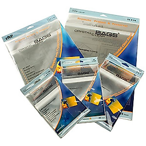 ClearBags 22x28 Seal Top Closure Bags, for 22x28 Photos - Resealable Adhesive on Bag - Crystal Clear Acid Free, Archival Safe - RPA22x28 Pack of 25