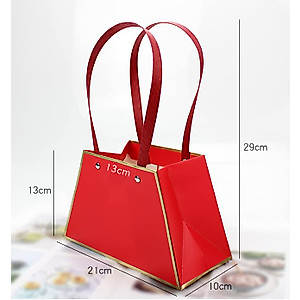 XICHEN 6 Counts/Colors flower gift bag,Florist Bouquet Supplies,DIY Crafts,Gift Packaging or Gift Box Packaging, Waterproof Floral Wrapping