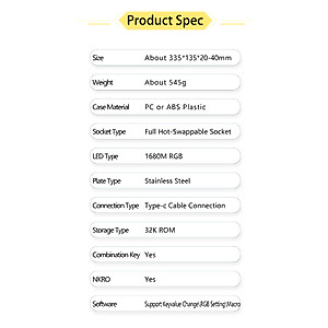 KPREPUBLIC NextTime X75 75% Gasket Mechanical Keyboard kit PCB Hot Swappable Switch Lighting effects RGB switch led type c Next Time 75 (X75 White Barebone Kit x1)