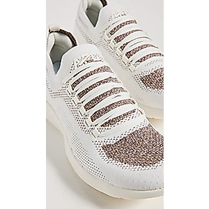 APL: Athletic Propulsion Labs Women's Techloom Breeze Sneakers, Ivory/Tan/Chocolate, 7.5 Medium US