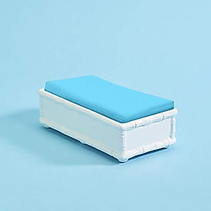 Two's Company Hampton Faux Bamboo Fretwork Guest Towel Tray