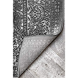 nuLOOM Delores Persian Area Rug, 4' x 6', Dark Grey