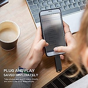 USB Flash Drive 1TB USB C Thumb Drive Android Phone Photo Stick External Data Storage Richwell for Android Phone USB C Pad Air Devices MacBook Pro USB C and Computers Black1TB