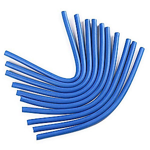 MY LIKE 20-pack 9.5" Twist-Flex Soft Bendy Foam Hair Roller Flexible Curing Rods-Hair Curlers For Long,Medium and Short Hair（Diameter 0.8cm）