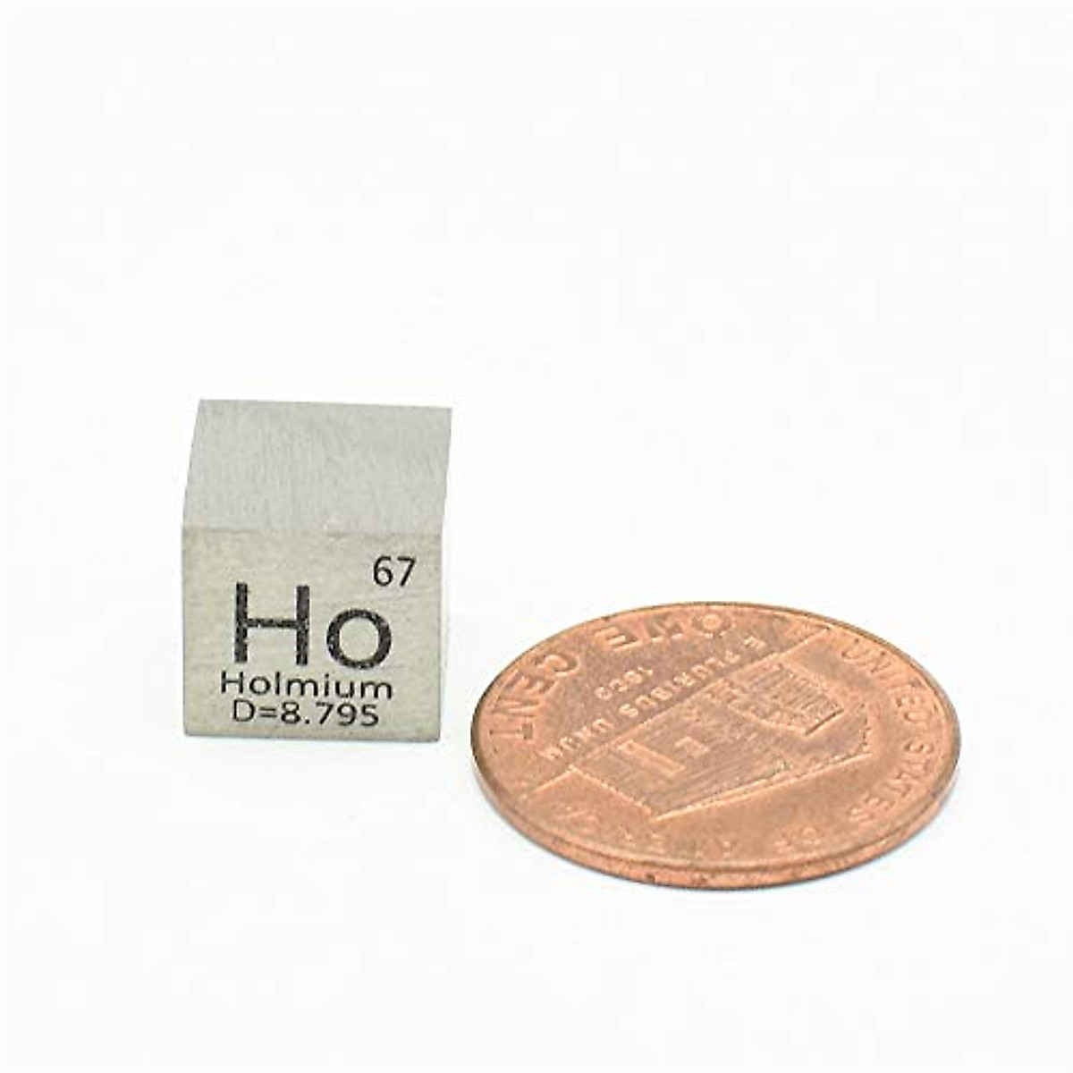 10mm Holmium Element Cube for Element Collection 0.39" Ho Density Cube Periodic Table Collect DIYs Biz Gift