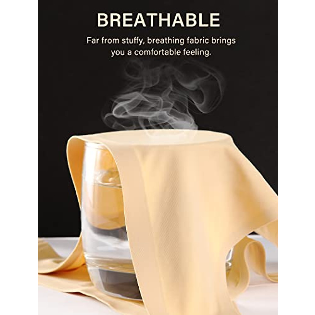 Sunm Boutique 6 Pack Seamless Thongs for Women No Show Thongs Nylon Stretch Thong Panties Underwear Black XS-XXL