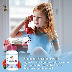 MaryRuth's Kids Multivitamin Gummies + Kids Magnesium Calm Gummies Bundle | 2 Month Supply | Sugar Free | Kids Immune Support & Development | Kids Muscle, Nerve & Gut Health | 60 Count