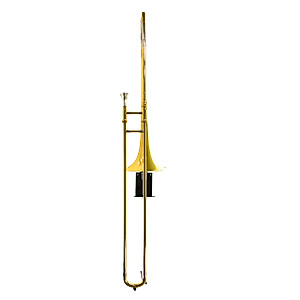 Cintrio Trombone Hanger - Wall Mount Fits All Trombones, Adjustable Soft Foam Bell Holder - Complete with Polishing Cloth