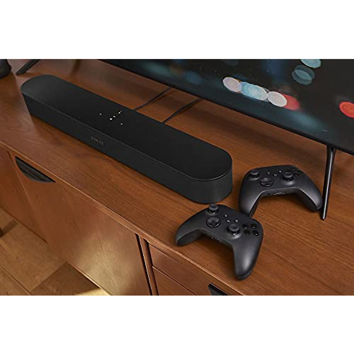 Sonos Beam (Gen 2). The compact smart soundbar for TV, music and more. (Black)
