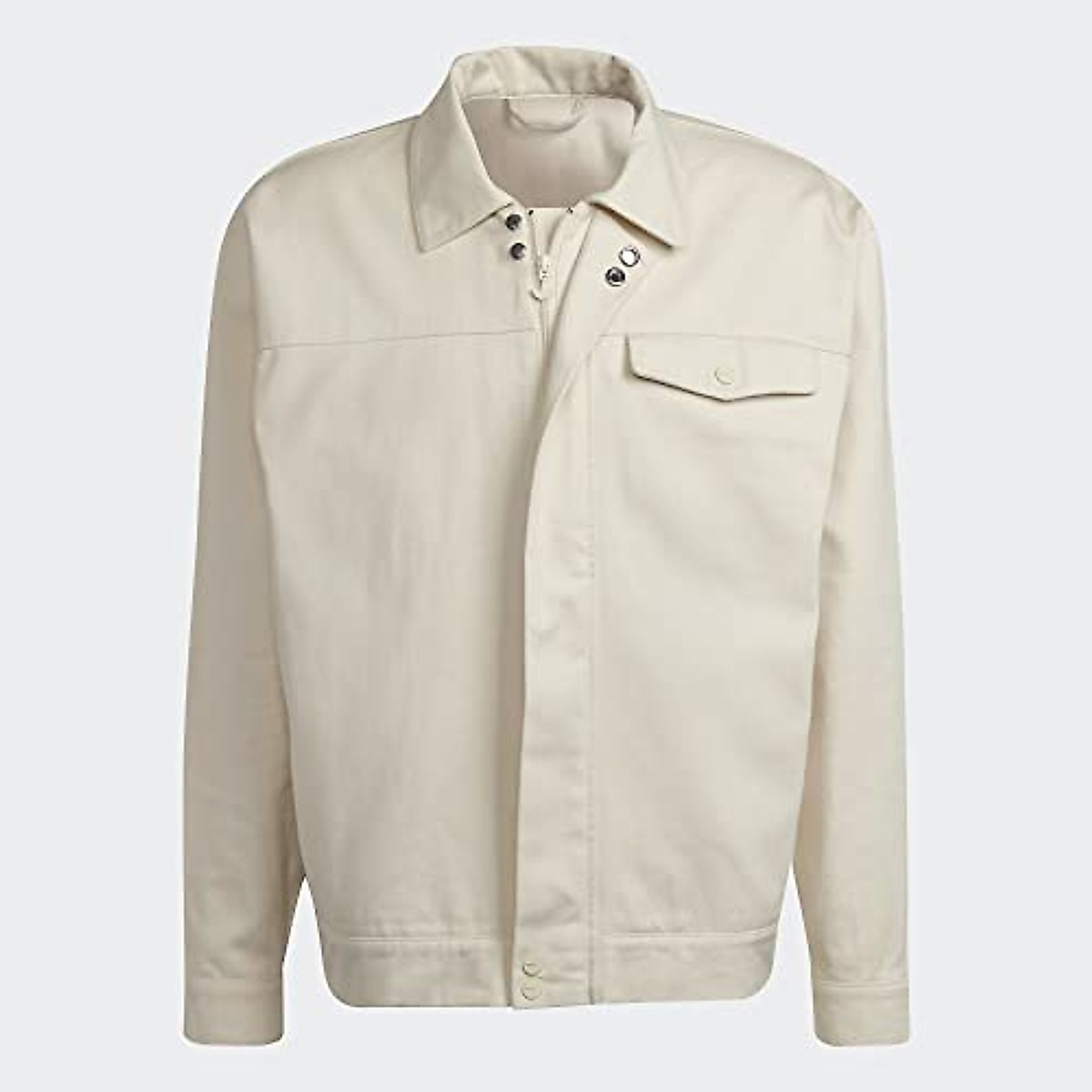 adidas ORIGINALS UNISEX V-DAY UNITEDFIT JACKET, Wonder White, MEDIUM