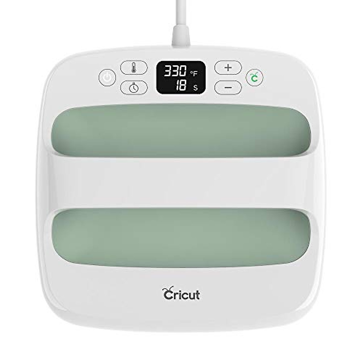 Cricut Easy Press 2 Bundle: Heat Press Machine, Everyday StrongBond Iron-On, Weeding Kit, Mint, 9x9