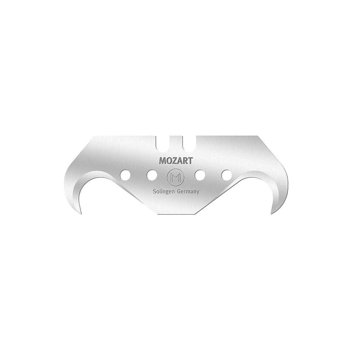 Mozart Universal Super Hook Utility Blade High-Carbon Ice Hardened Steel in dispenser, Ideal for Roofing, Flooring, Carpet, Drywall, Foam and other similar applications, Made in Germany (10 Pack)