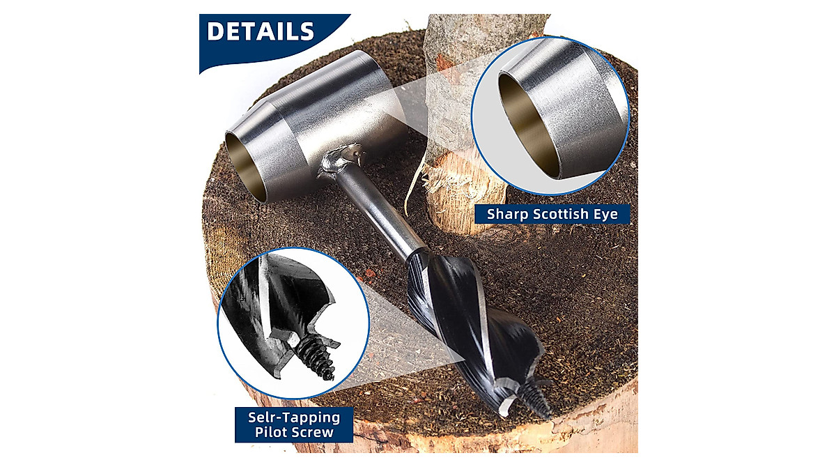 Bushcraft Hand Auger for Survival and Camping | Durable Steel Tool
