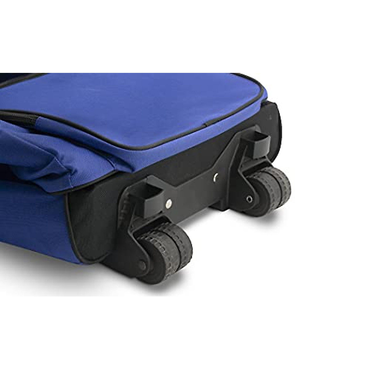 Eternal Living Collapsible Rolling Cooler with Wheels for Sand and Handle 50 Can Capacity Portable Ice Box Chest for Beach, Blue