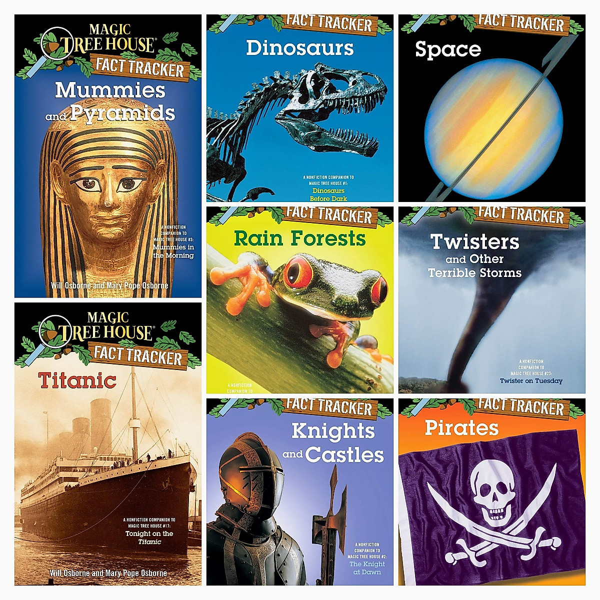 Magic Tree House Fact Trackers Complete 38 Book Set Collection Series (Includes Wild West, Baseball, World War II, Dragons and Mythical Creatures, Dogsledding and Extreme Sports, Vikings, Sharks and.)