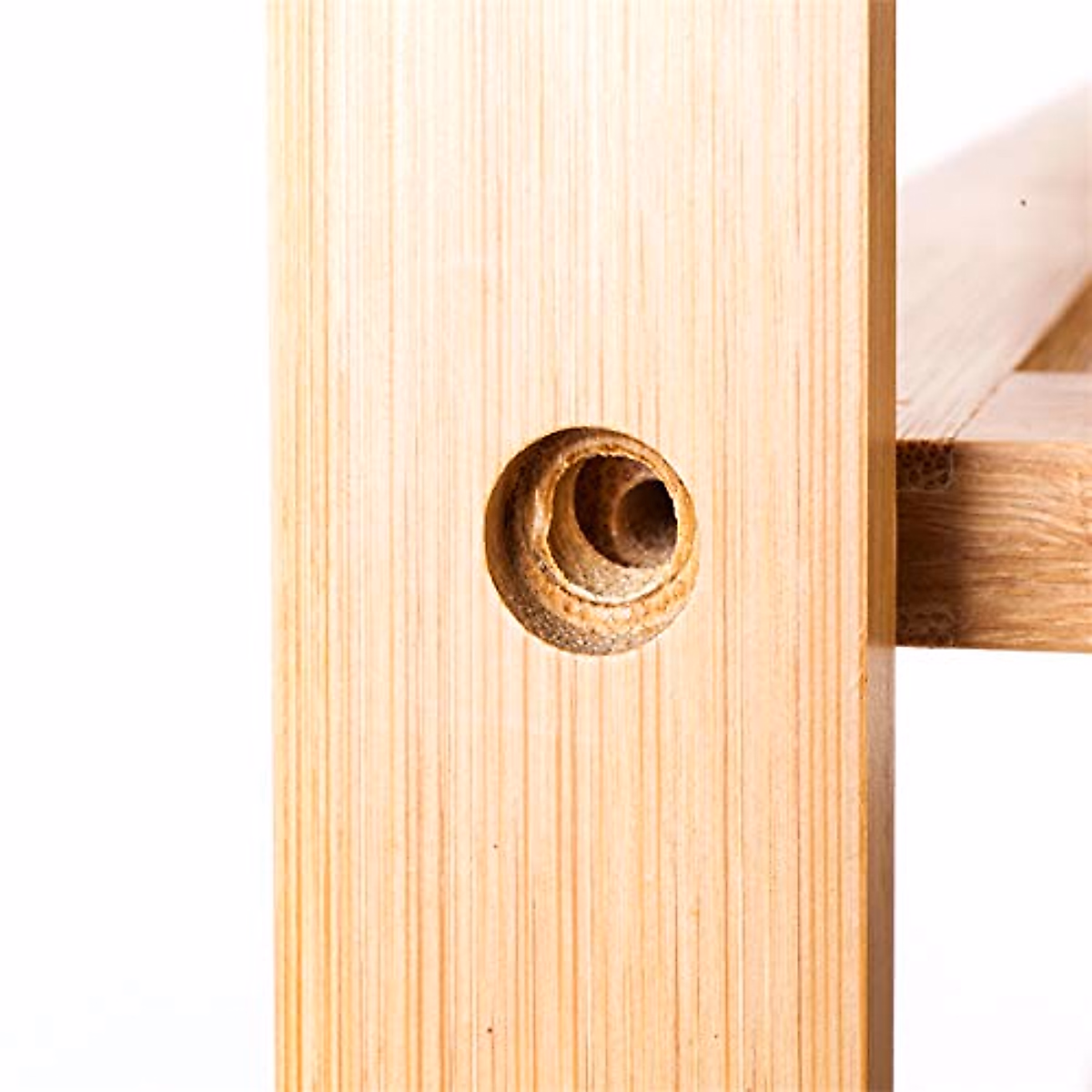 6-Tier Bamboo Shoe Rack Premium Stackable Shoe Shelf Storage Organizer Extra Large Capacity, Space Saving, for Hallway Closet Living Room Entryway Organizer