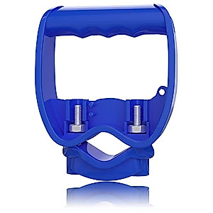 Garden Shovel Handle Attachment, Labor Saving Tool Handle Grip for Back Saver, Work with Garden Shovels, Snow Shovels, Rakes, D Grip Ergonomic Handle Replacement, Blue