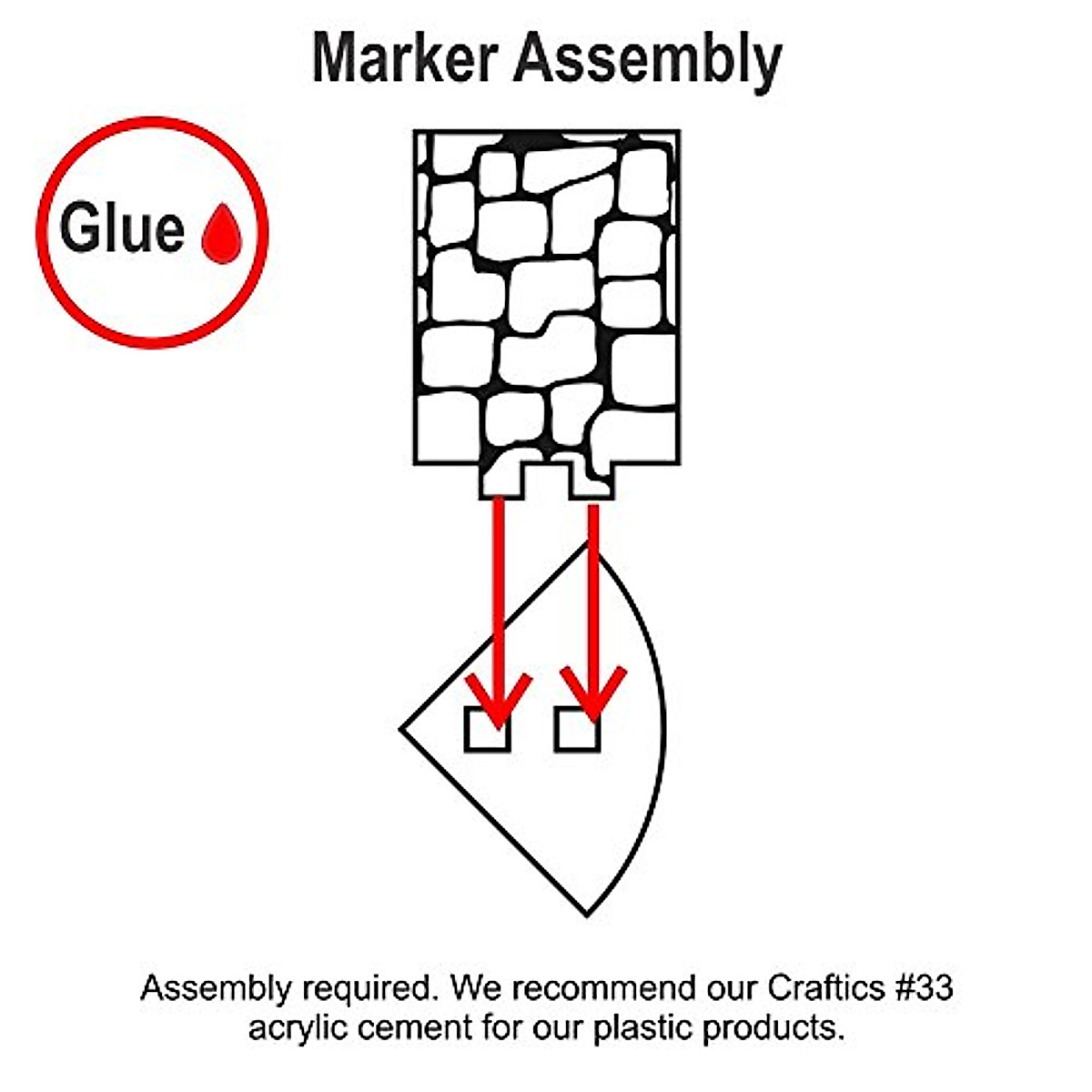 LITKO Terrain Door Markers | Compatible with Dungeons & Dragons & Pathfinder | DND | 5E | TTRPG | (Secret Door)