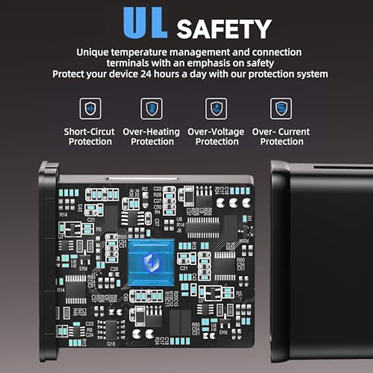 Type C Android Fast Charger Compatible Samsung Phone Charger Fast Charging Block with 4FT USB C Cable for Samsung Galaxy S10/S10e/S8/Note 10/Note 9/Note 8/S23/A32/A50/A51/A52/A53/A13,Pixle,Moto,LG
