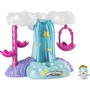 Hatchimals CollEGGtibles, Waterfall Playset with Lights and an Exclusive Season 4 CollEGGtible, for Ages 5 and Up