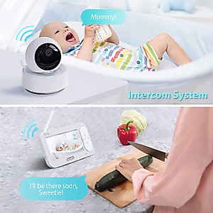 Dr.meter Baby Monitor with 2 Cameras
