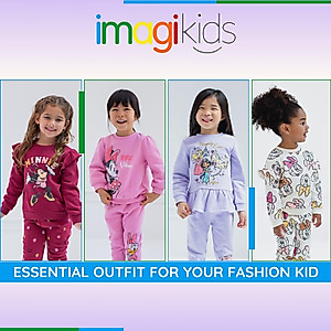 Disney Minnie Mouse Toddler Girls Fleece Sweatshirt and Pants Set Polka Dots Minnie Mouse/Polka Dot 3T