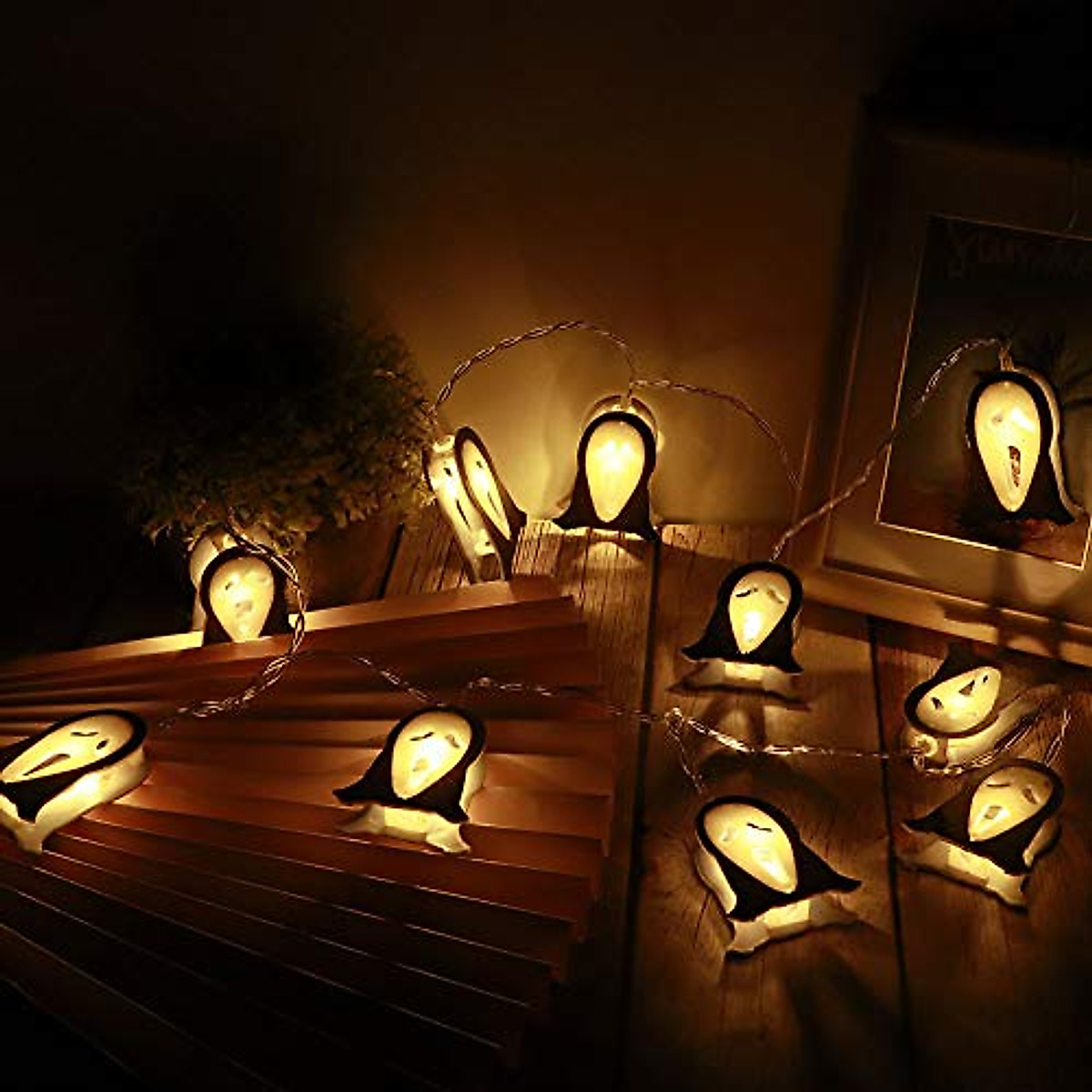 Jopwkuin String Lights, Easy to Install Home Decor for Garden for Garden Decoration
