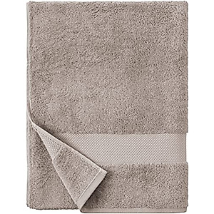 Amazon Aware 100% Organic Cotton Plush Bath Towels - 6-Piece Set, Taupe