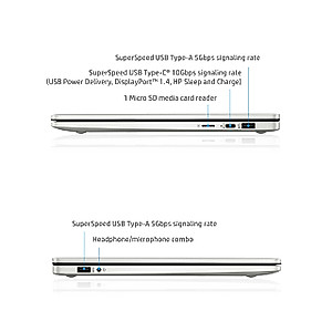 HP 14 Laptop, Qualcomm Snapdragon 7c Processor, 8 GB RAM, 128 GB eMMC, 14-inch Full HD Touchscreen, Windows 11 Home, Thin & Portable, Long Battery Life, Wi-Fi 5 & Bluetooth 5 Combo (14-ed0010nr, 2021)