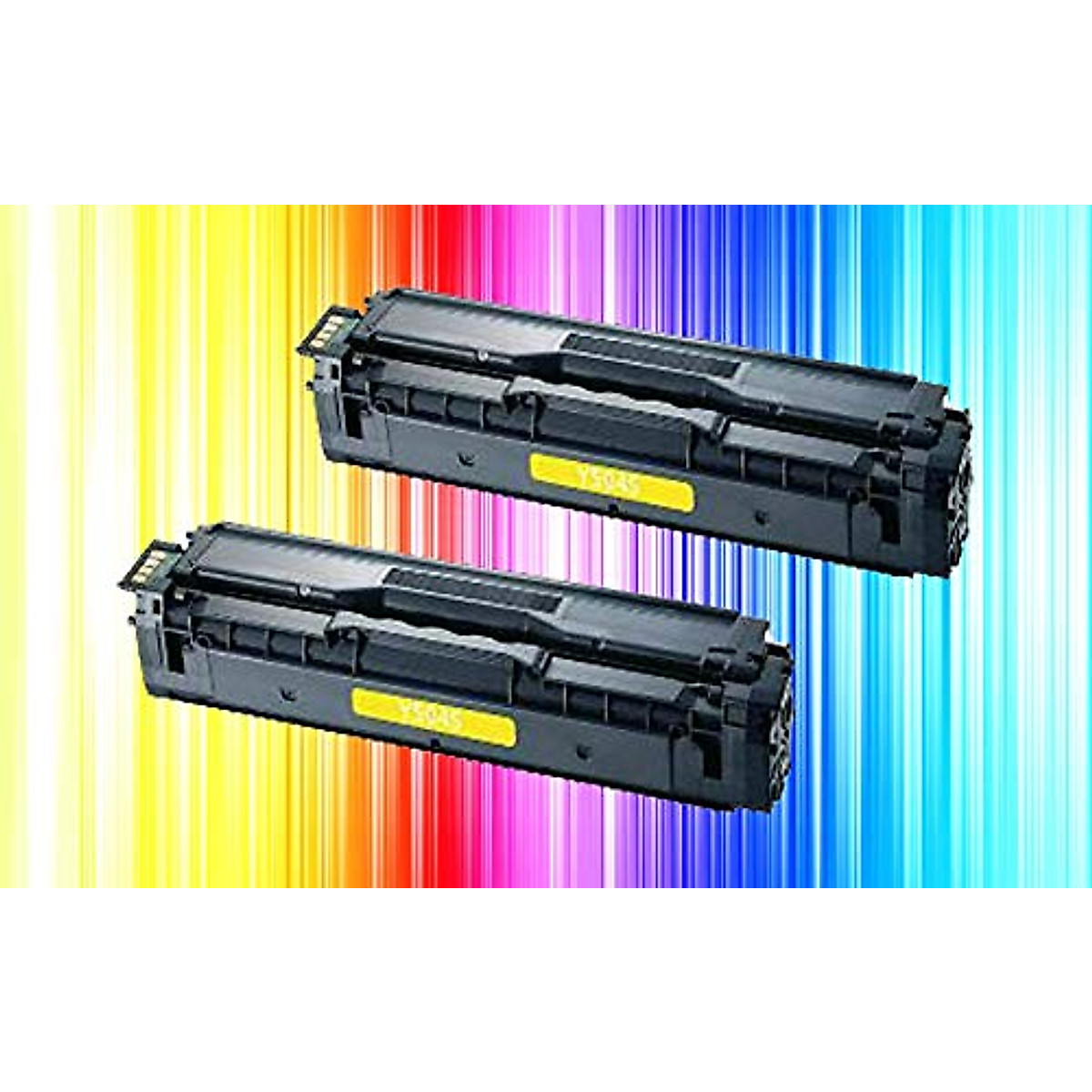 (2-Pack) 4Benefit Compatible Replacement 504S CLT-504S Yellow Toner Cartridge Made for Samsung Xpress C1810W C1860FW CLP-415NW CLP-470 CLP-475 CLX-4195 CLX-4195FN 4195FW Printer (2-Yellow CLT-Y504s)