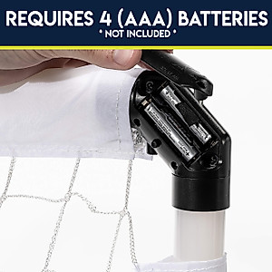 Franklin Sports Soccer Goal and Ball - Glow In The Dark/Light Up - 39.5 x 25.5 Goal