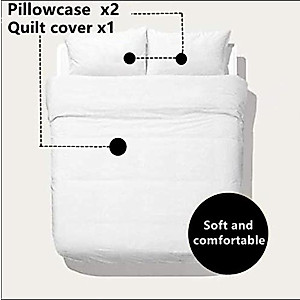 ALYOU Blue Ice Cubes Duvet Cover California King Ice Pattern Bedding Set 3 Piece, Comfort Fluffy Microfiber Comforter Cover and 2 Pillowcases 20" x 36" with Zipper Closure and Ties