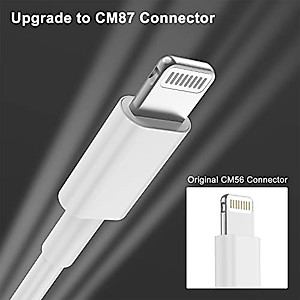 6 ft iPhone Charger 3pack, [Apple MFi Certified] USB to Lightning Cable 6ft, iPhone Charger Cord 6 Foot, 6 Feet Super Fast Apple Charging Cable for iPhone 14/13/12/11/Pro/13 Max/X/XS/XR/XS Max/8/7/XS