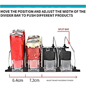 Supermarket Freezer Beverage Pusher, Freezer Beverage Holder, Automatic Beverage Pusher and Puller, Beverage Pusher
