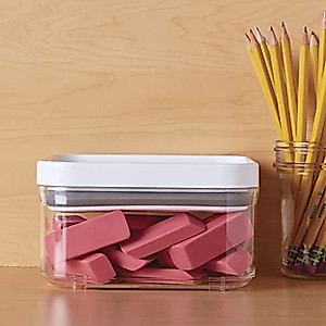 Copco Food and Organization Storage Container with Airtight Lid, 1.2-Quart, Clear