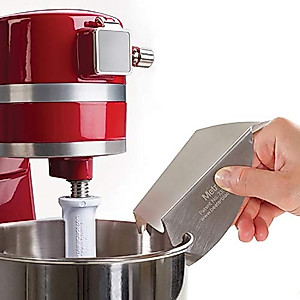 New Metro Design PC-10 Pouring Chute Compatible with KitchenAid Stand Mixer with Stainless Steel Bowl