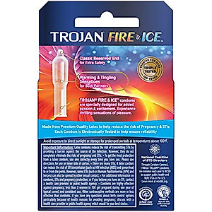 Trojan Fire & Ice Condoms 3 Pack