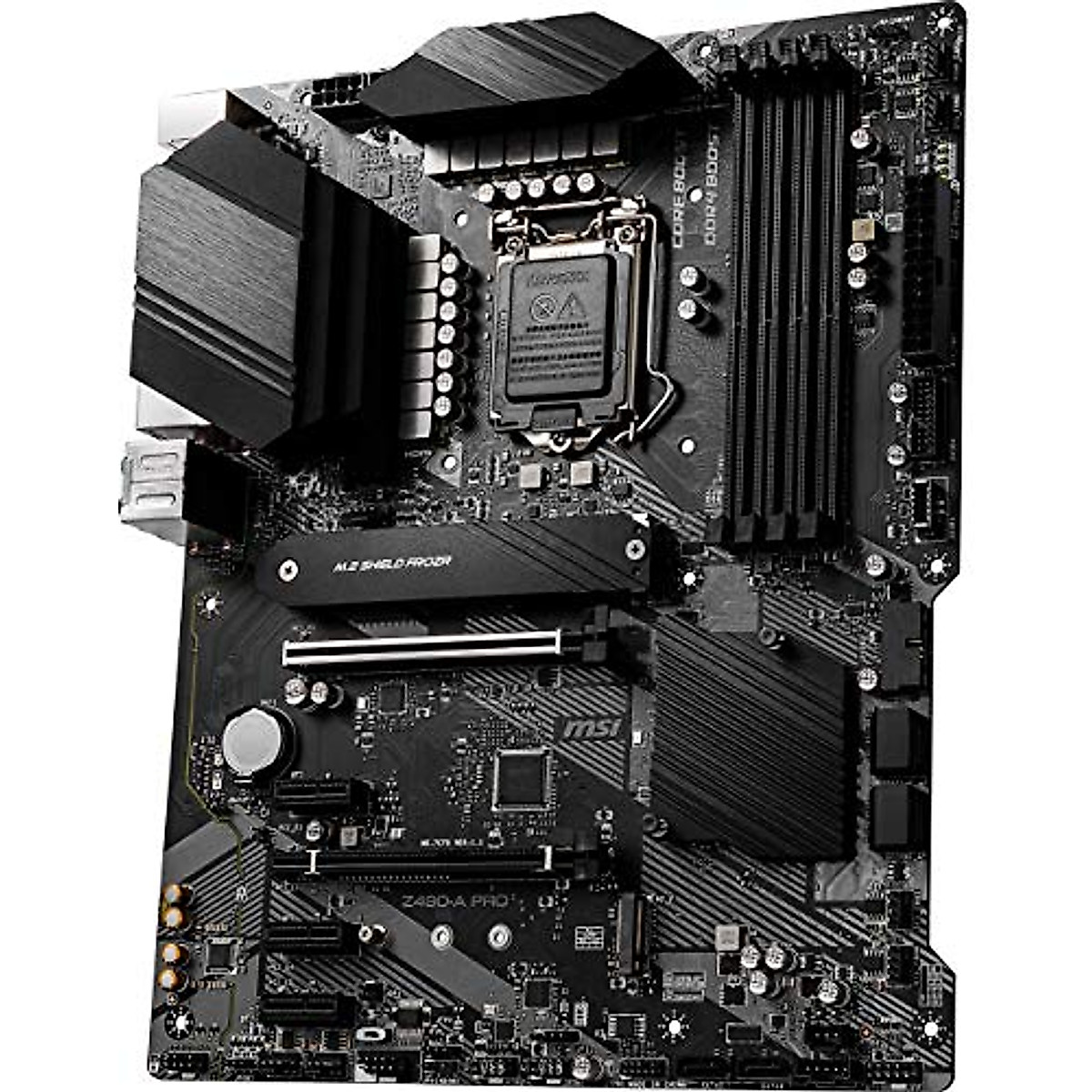 MSI Z490-A PRO ProSeries ATX Motherboard (10th Gen Intel Core, LGA 1200 Socket, DDR4, Dual M.2 Slots, USB 3.2 Gen 2, 2.5G LAN, DP/HDMI) (Renewed)