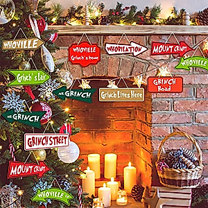 Christmas Tree Decorations, 20PCS Christmas Tree Hanging Ornament for Funny Xmas Ornaments Christmas Indoors Home Decor