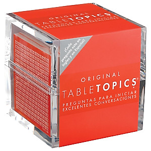 TableTopics - Original En Espanol - 135 Question Card Game to Learn Spanish & Practice Your Spanish