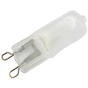 CTKcom T4 G9 50W Halogen Light Bulbs(10 Pack)- Frosted Halogen Bulbs G9 Bi-Pin Base 120Volt 50Watt Light Lamp Bulbs,10 Pack