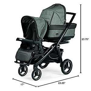 Peg Perego Pop-Up Seat for Triplette Stroller - Compatible with The Triplette, Duette, and Team Strollers - Made in Italy - Terracotta