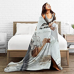 Custom Blanket with Words Picture Collage Customized Blankets, Birthday Souvenir Gifts Personalized Throw Blanket for Father, Mom, Kids, Dogs, Friends or Lover, 1 Photo Collage, 50" x 40"