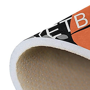 ZZAEO Area Rug 60 x 39 inch Home Decoration Floor Mat for Living Room Bedroom (Play Basketball)